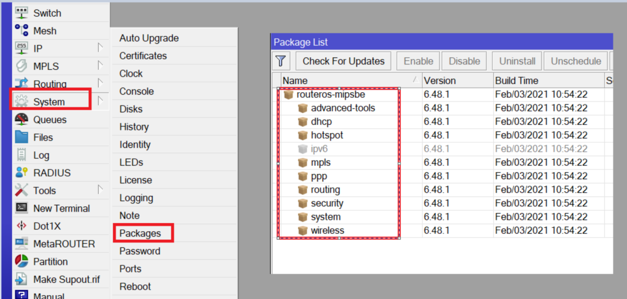 Installing the multicast package on MikroTik RouterOS - NetworkTik