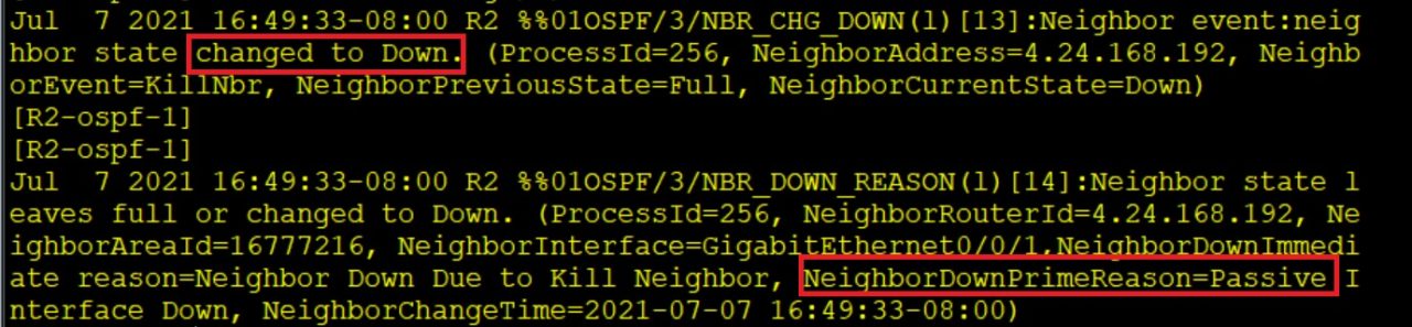 What is OSPF Passive Interface and how configure it in Huawei - NetworkTik